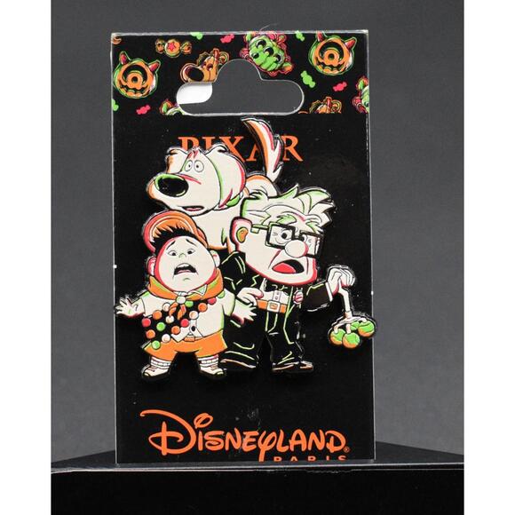 Disney | Other | Disney Carl Russell Dug Scared Halloween Up Pixar Pin ...